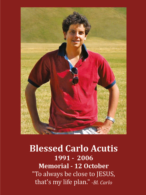 Blessed Carlo Acutis Prayer Card