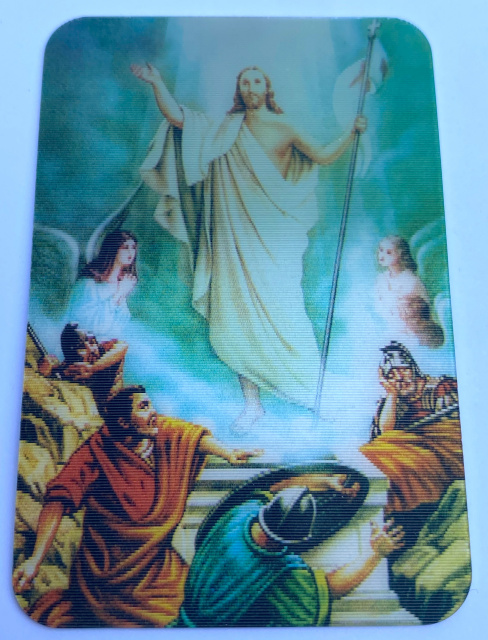 The Resurrection Holographic Card