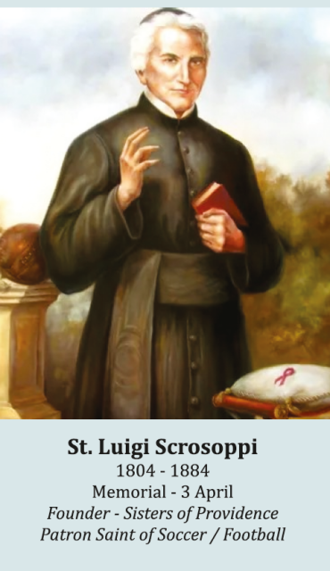 St. Luigi Scrosoppi Prayer Card